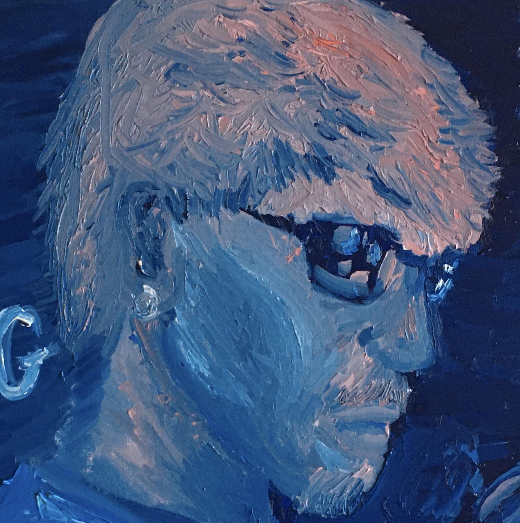 Layne, me, oil, 2021 | Scrolller