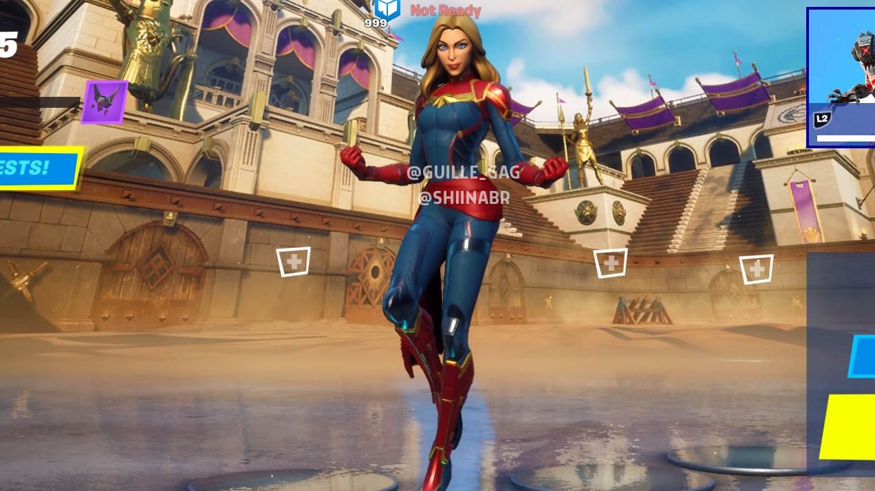 Leaked Captain Marvel skin on Fortnite | Scrolller
