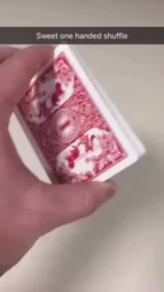 Learning a new card trick | Scrolller