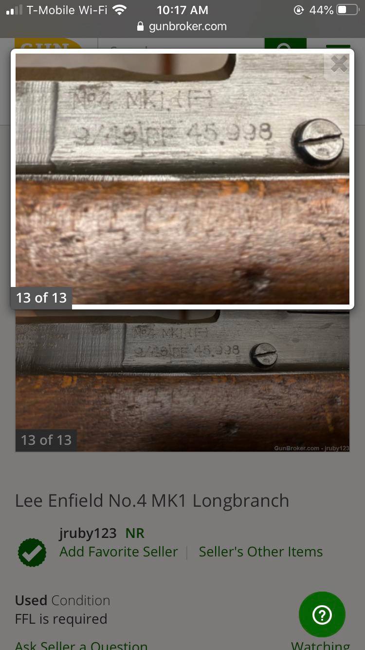 Lee Enfield ID? | Scrolller