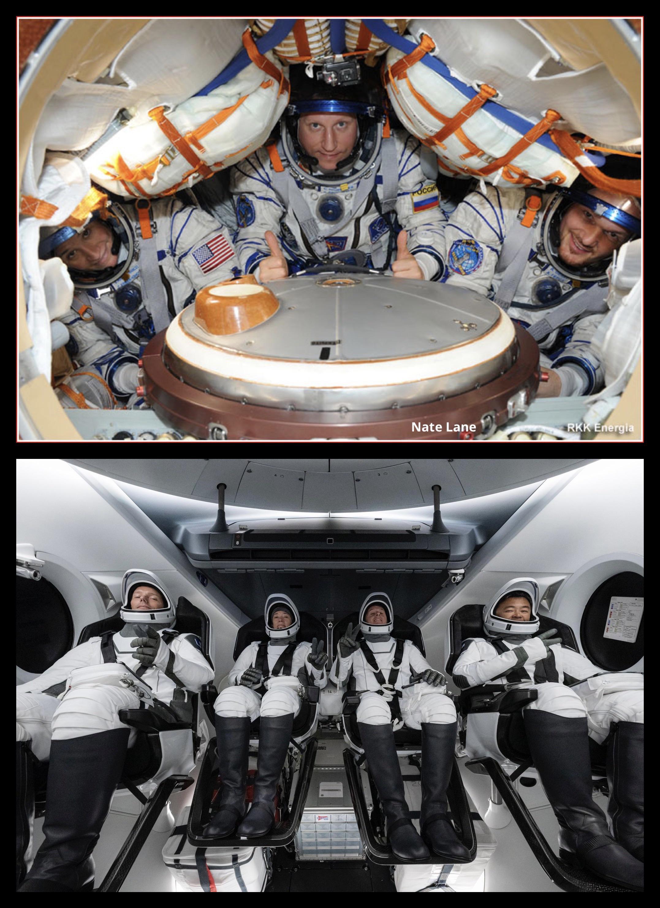 Legroom: Soyuz vs. Crew Dragon | Scrolller