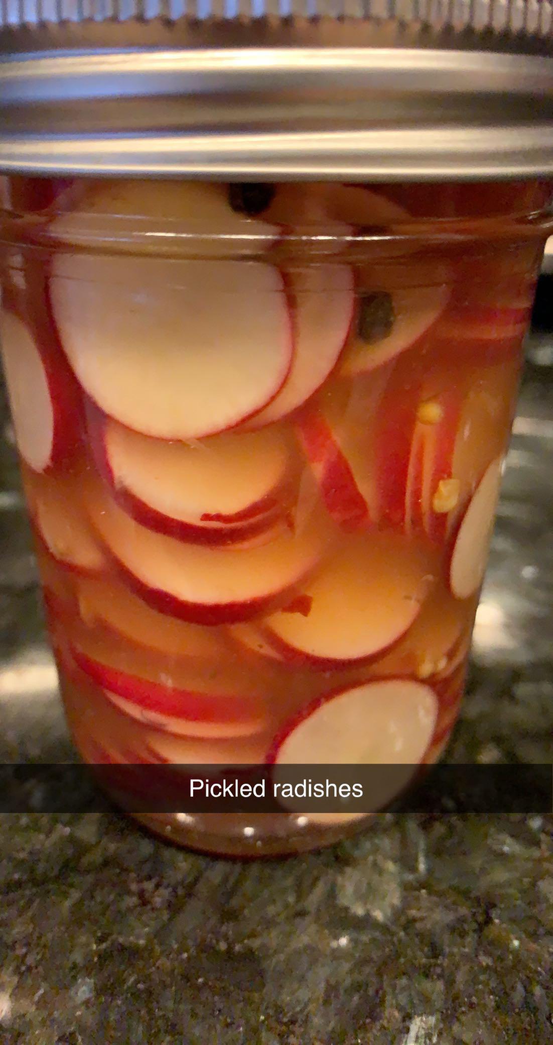 Lemon pickled radishes | Scrolller