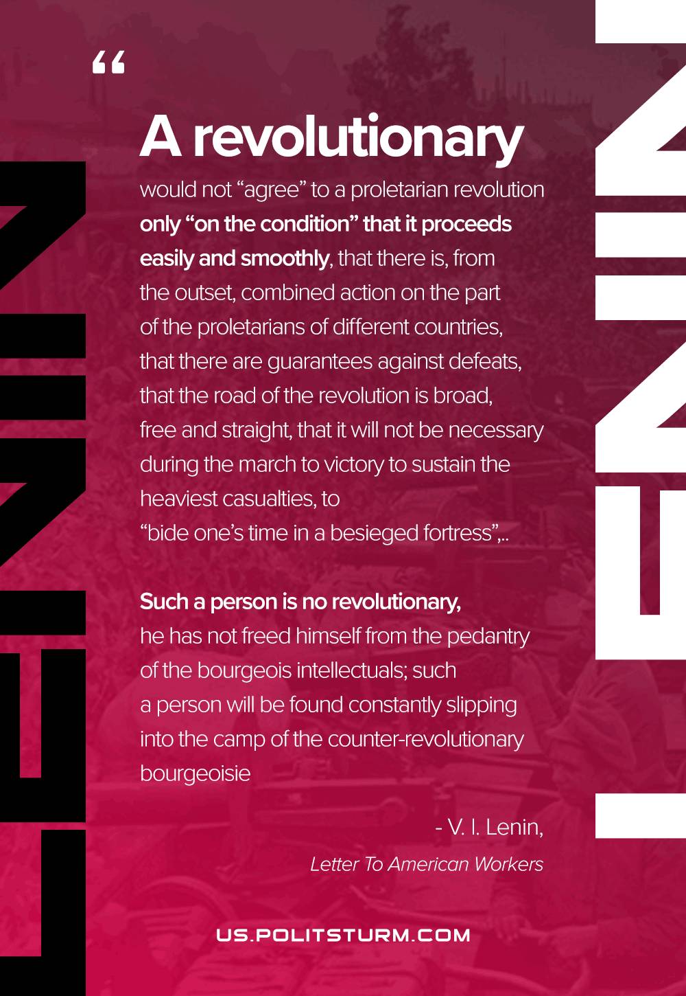 Lenin on Hardship of Revolution | Scrolller