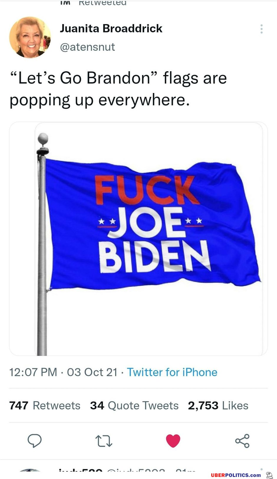 Let's Go Brandon flags are popping up everywhere. | Scrolller