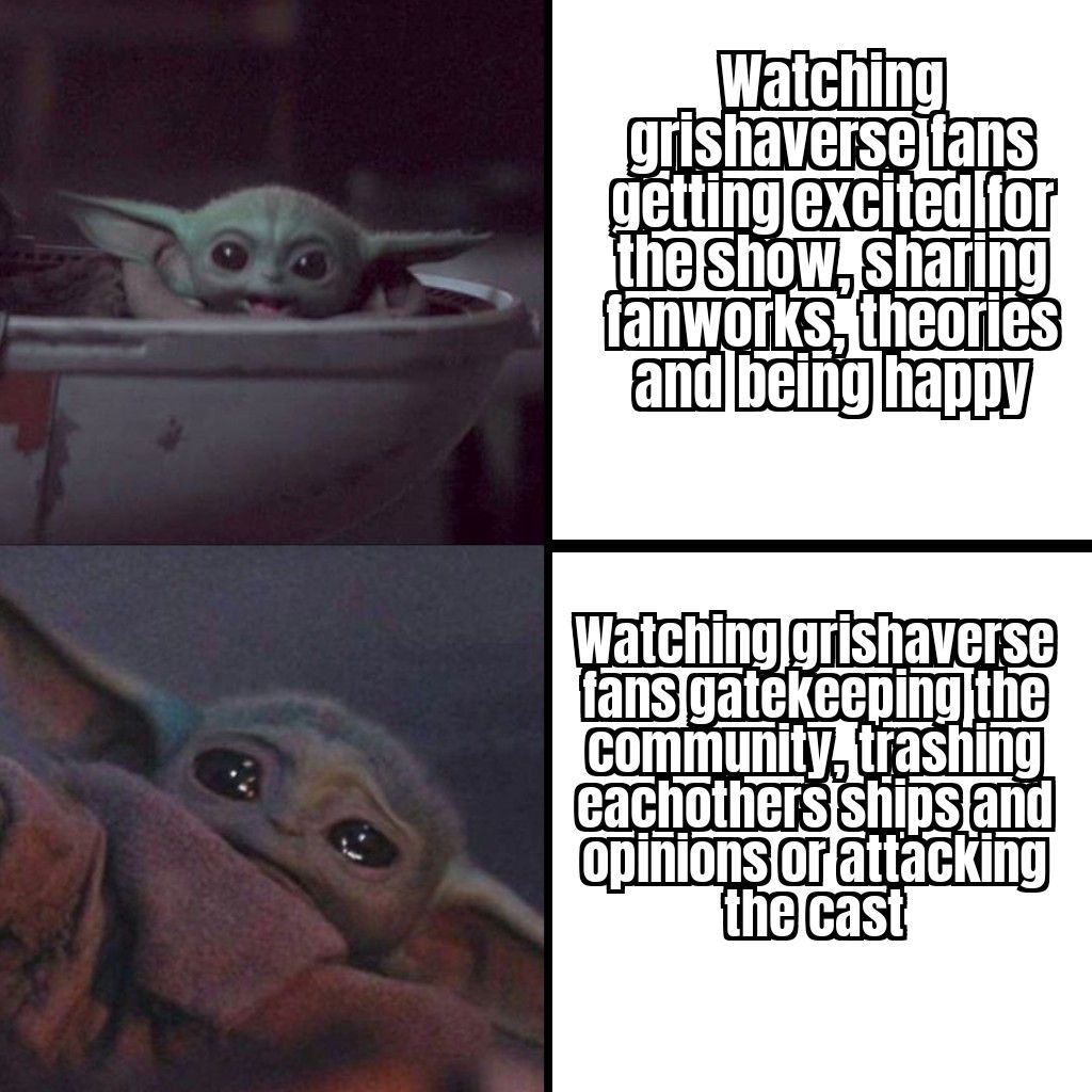 Let's promise each other to be a kind and supporting fandom, no matters what the show brings us ...