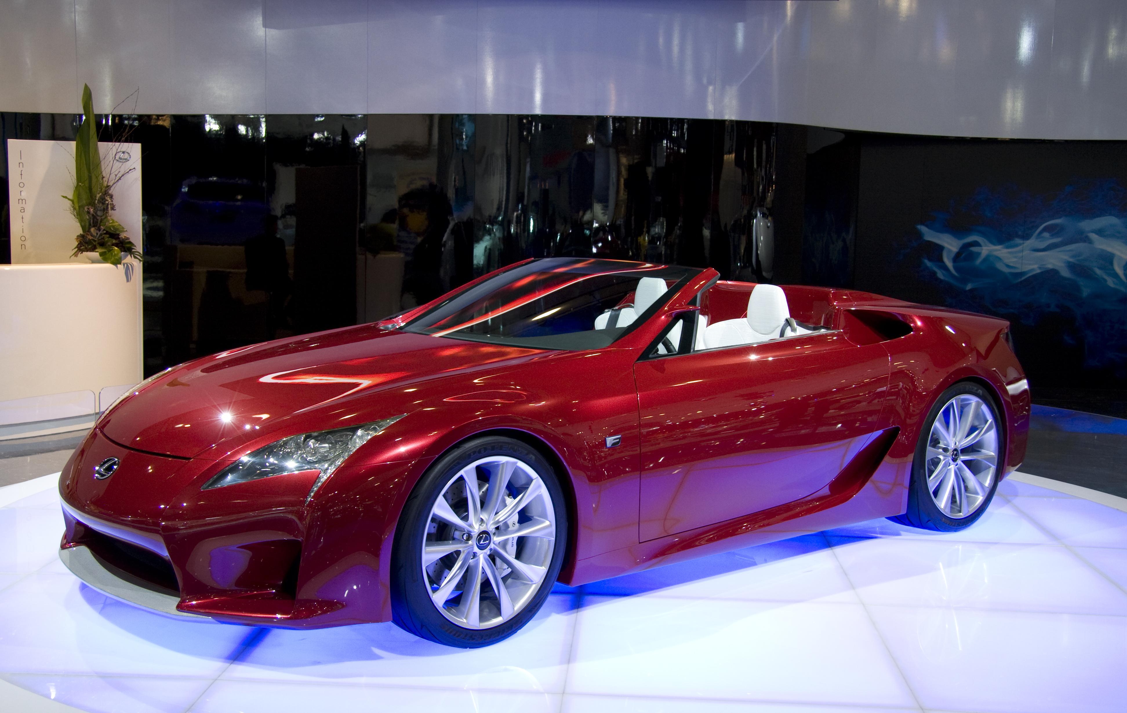 Lexus LFA Roadster concept at the 2009 Melbourne International Motorshow | Scrolller