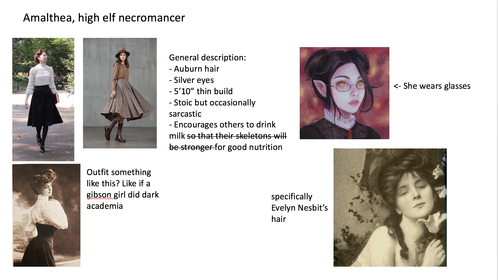 [LFA] Amalthea, high elf necromancer | Scrolller