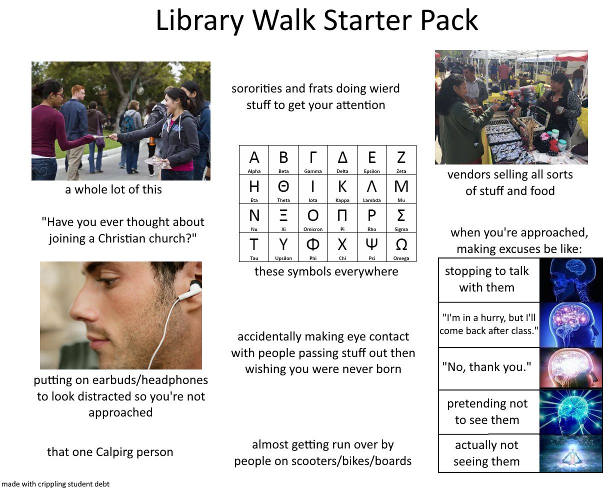 Library Walk Starter Pack | Scrolller