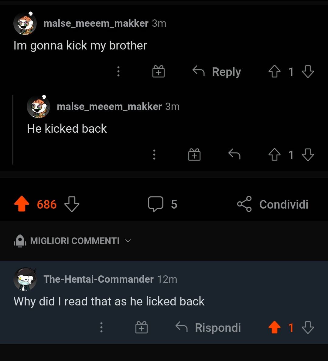 Licking Brothers here? | Scrolller