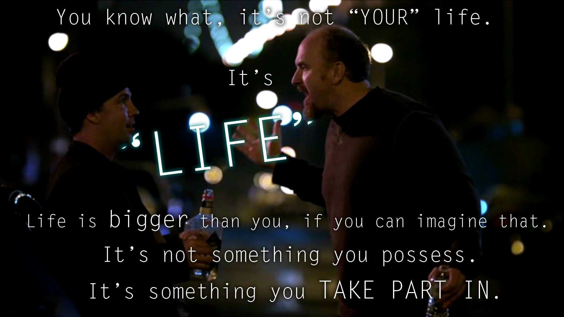 Life, as told by Louis CK. | Scrolller