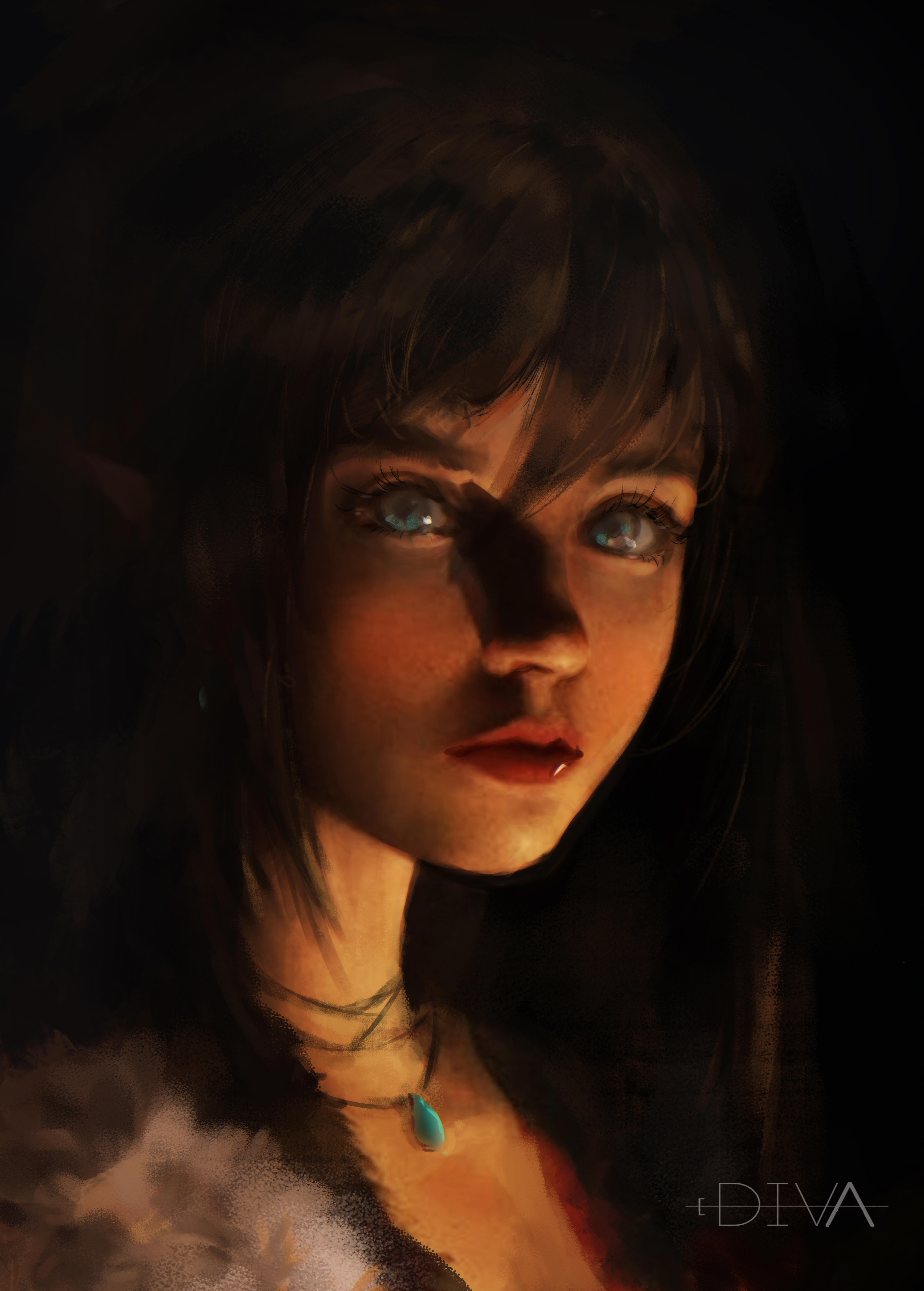 Light study elf girl by me | Scrolller