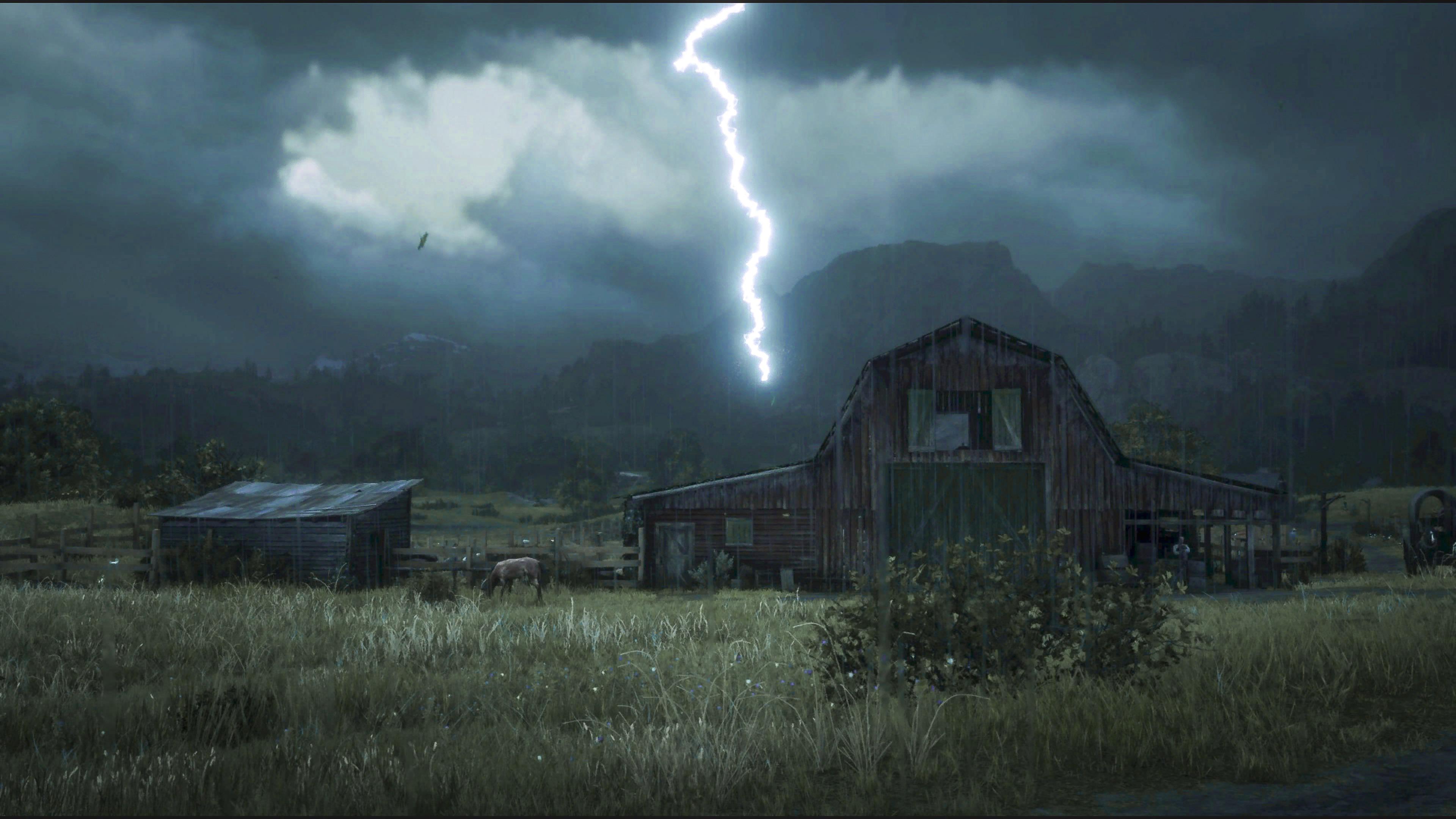 Lightning over emerald ranch | Scrolller