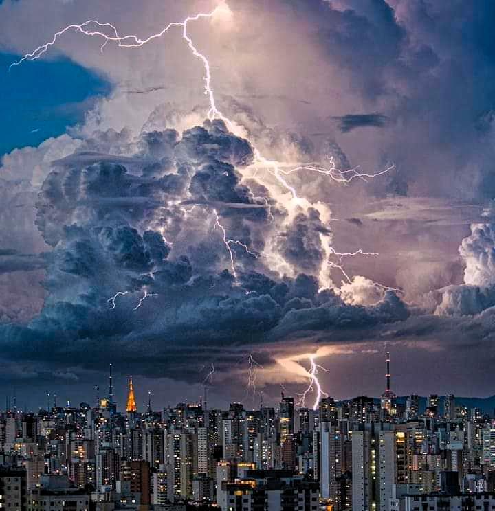 Lightning Storm over São Paulo, Brazil | Scrolller