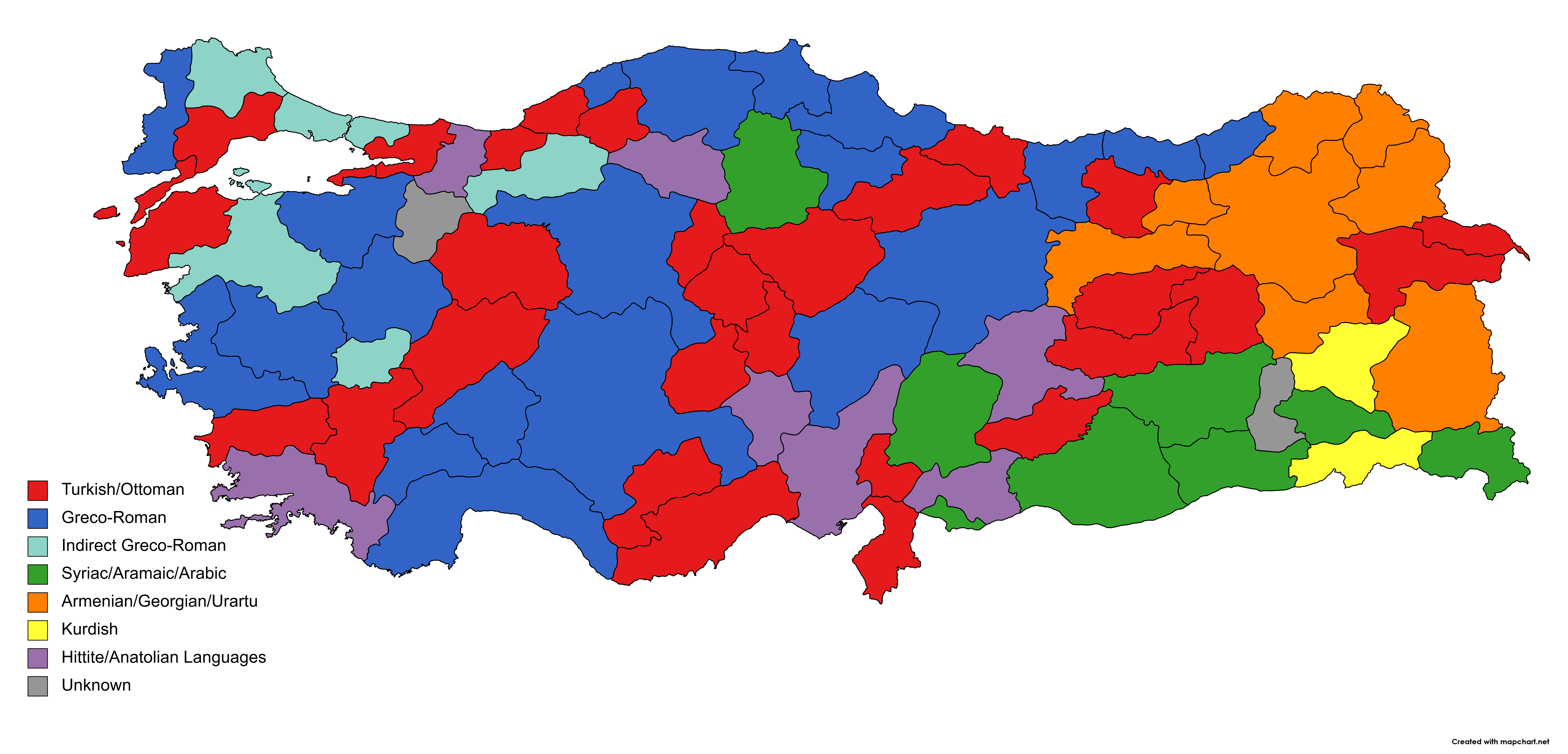 Linguistic Origins of Province Names in Turkey | Scrolller