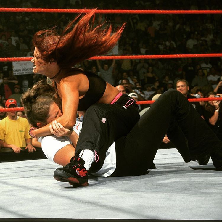 Lita dominating Stephanie McMahon | Scrolller