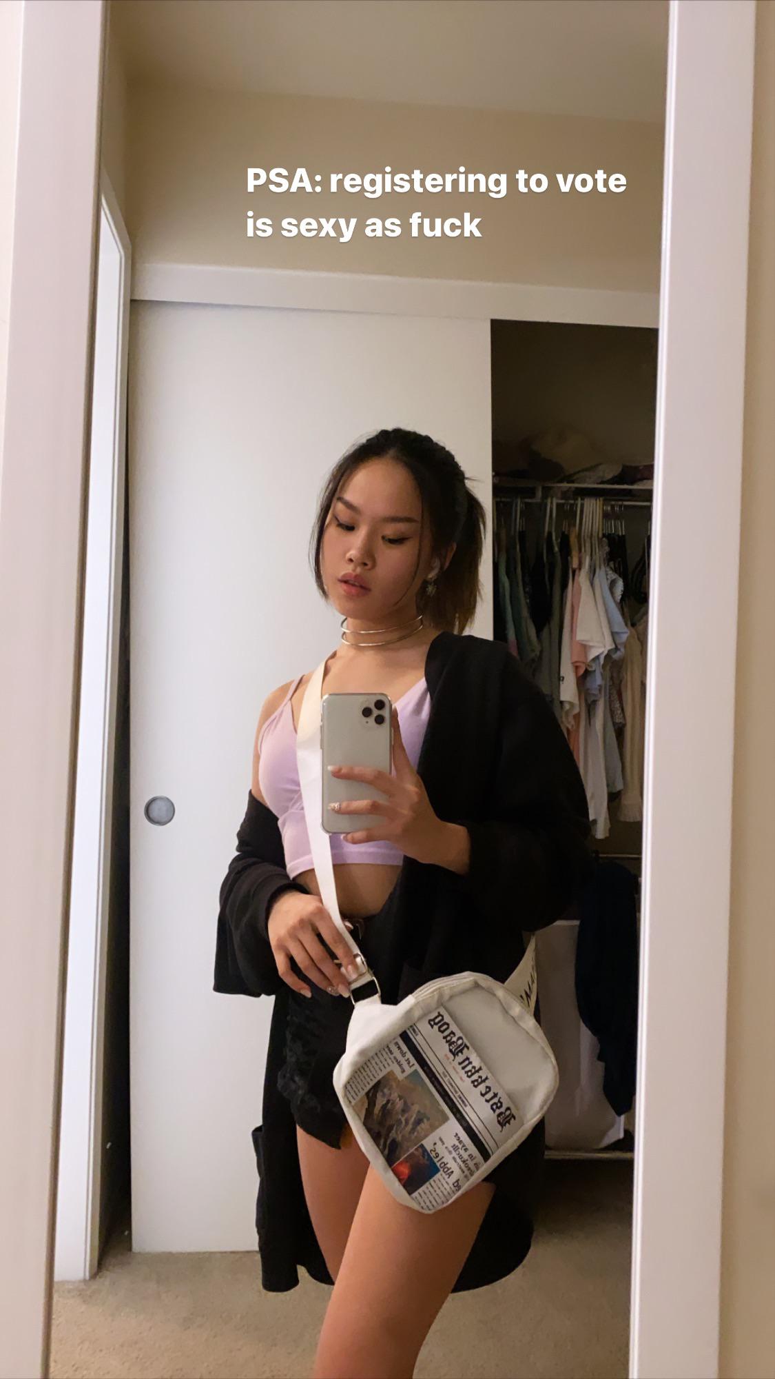 Little Asian baddie; I’m clothed right now but I could take it all off if you want me to? 💕 ...