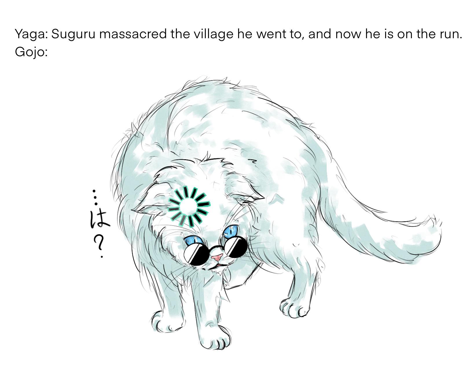 Loading Gojo Cat (Chapter 78 spoilers) | Scrolller