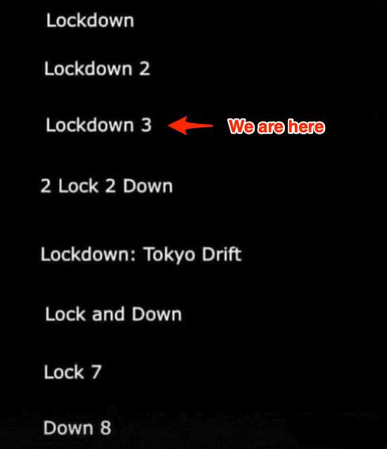Lockdown schedule | Scrolller
