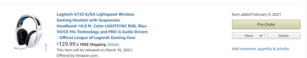 Logitech x K/DA will SUPPOSEDLY be released on the 16th | Scrolller