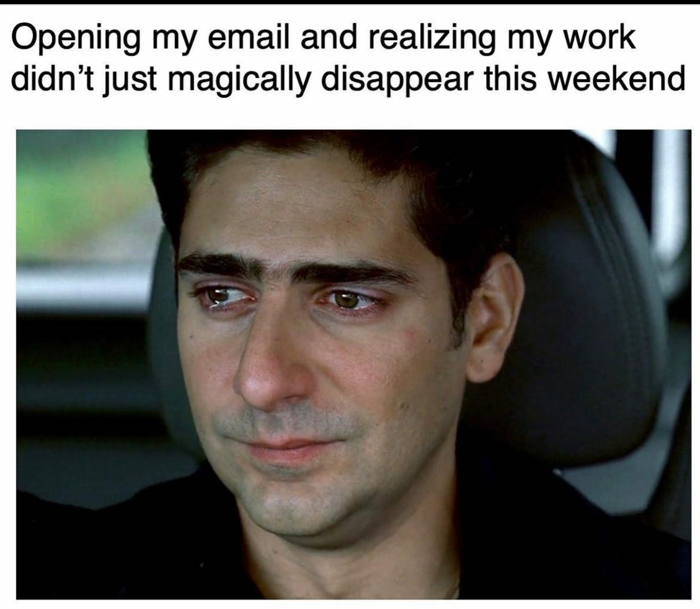 Long weekends are even worse. | Scrolller