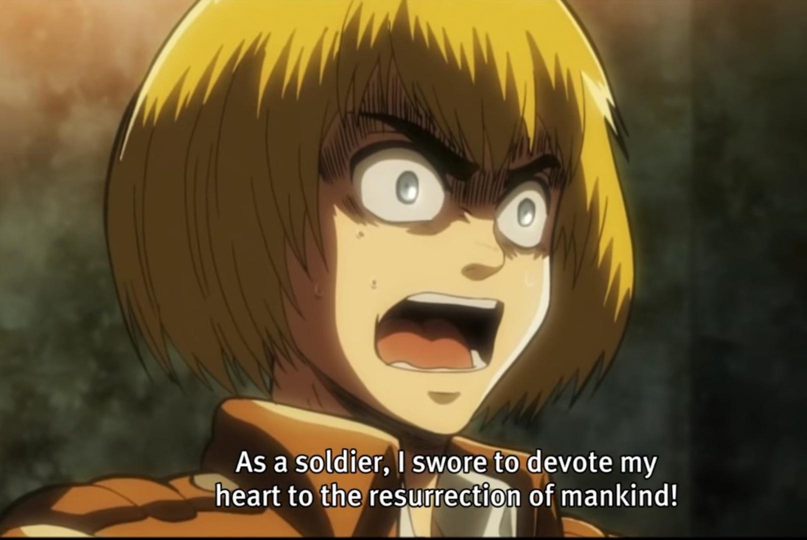 Looking back at it this was my favorite armin moment | Scrolller