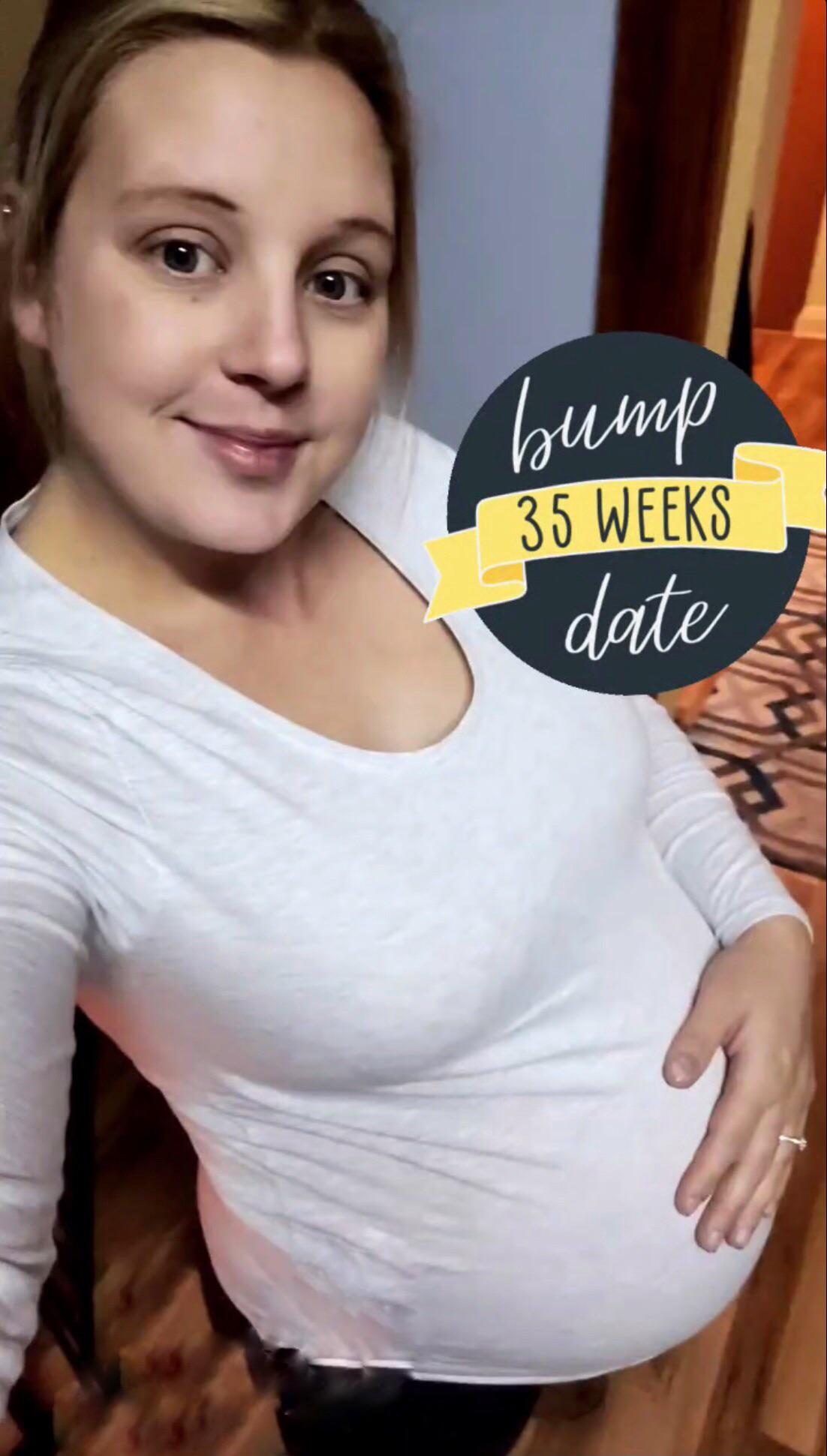 Looking cute at 35 weeks | Scrolller
