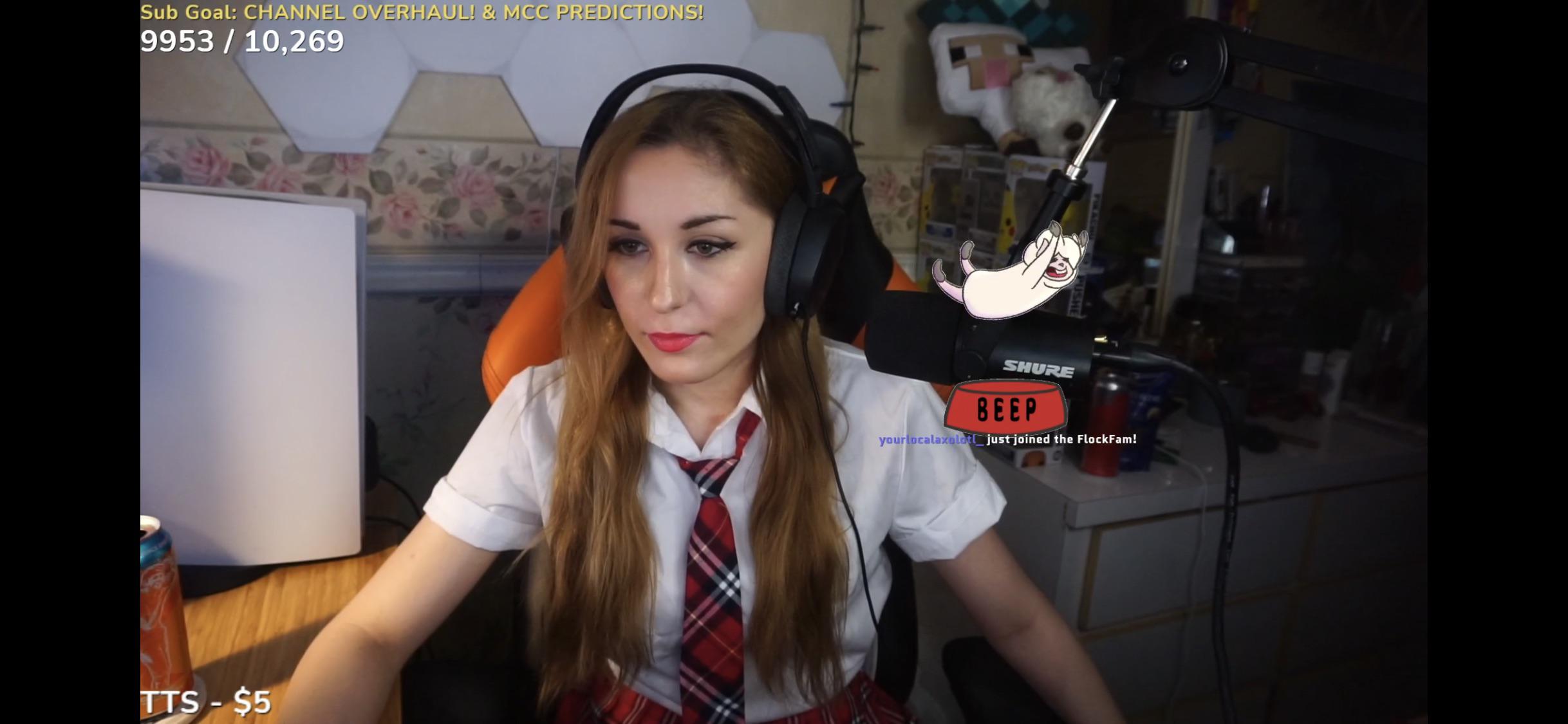 Looking like a real slut in tonight stream | Scrolller