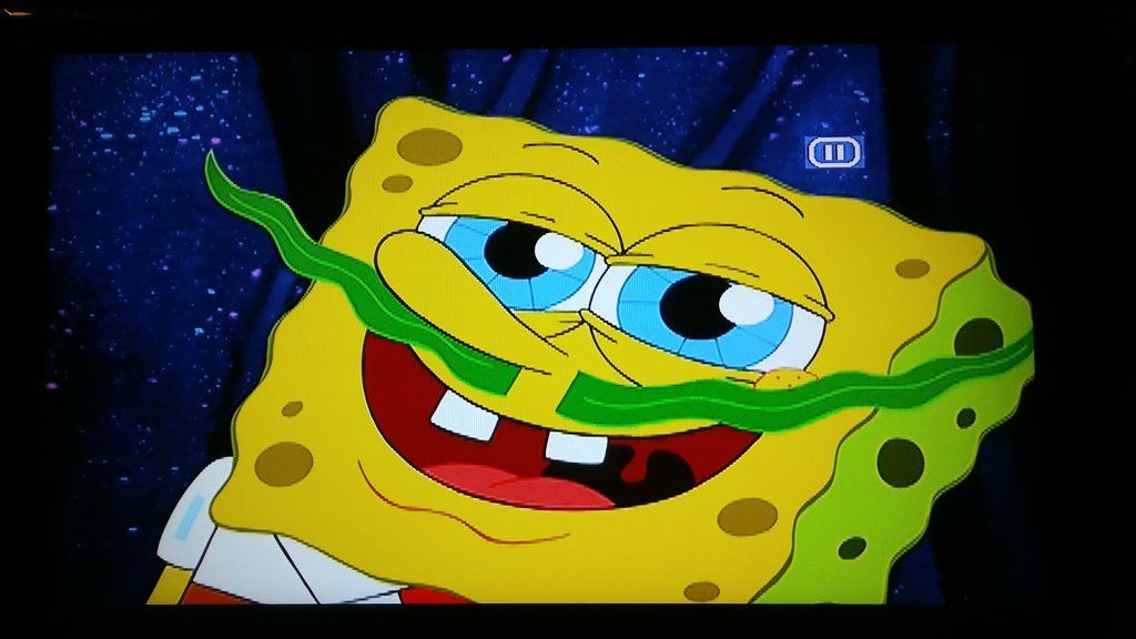 Looks like Spongebob just smoked a bunch of seaweed. | Scrolller