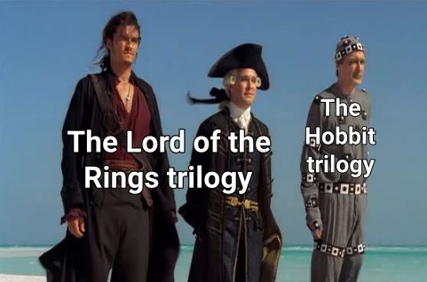 LOTR vs Hobbit in a picture | Scrolller