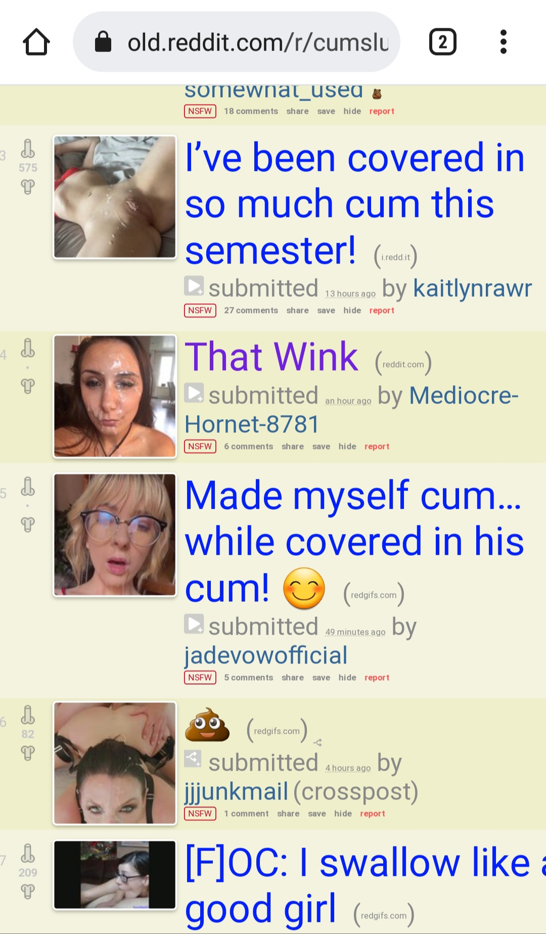 Love It When Jade Vow And Mariah Leonne Appear Next To Each Other On R Cumsluts Same Mans Cum