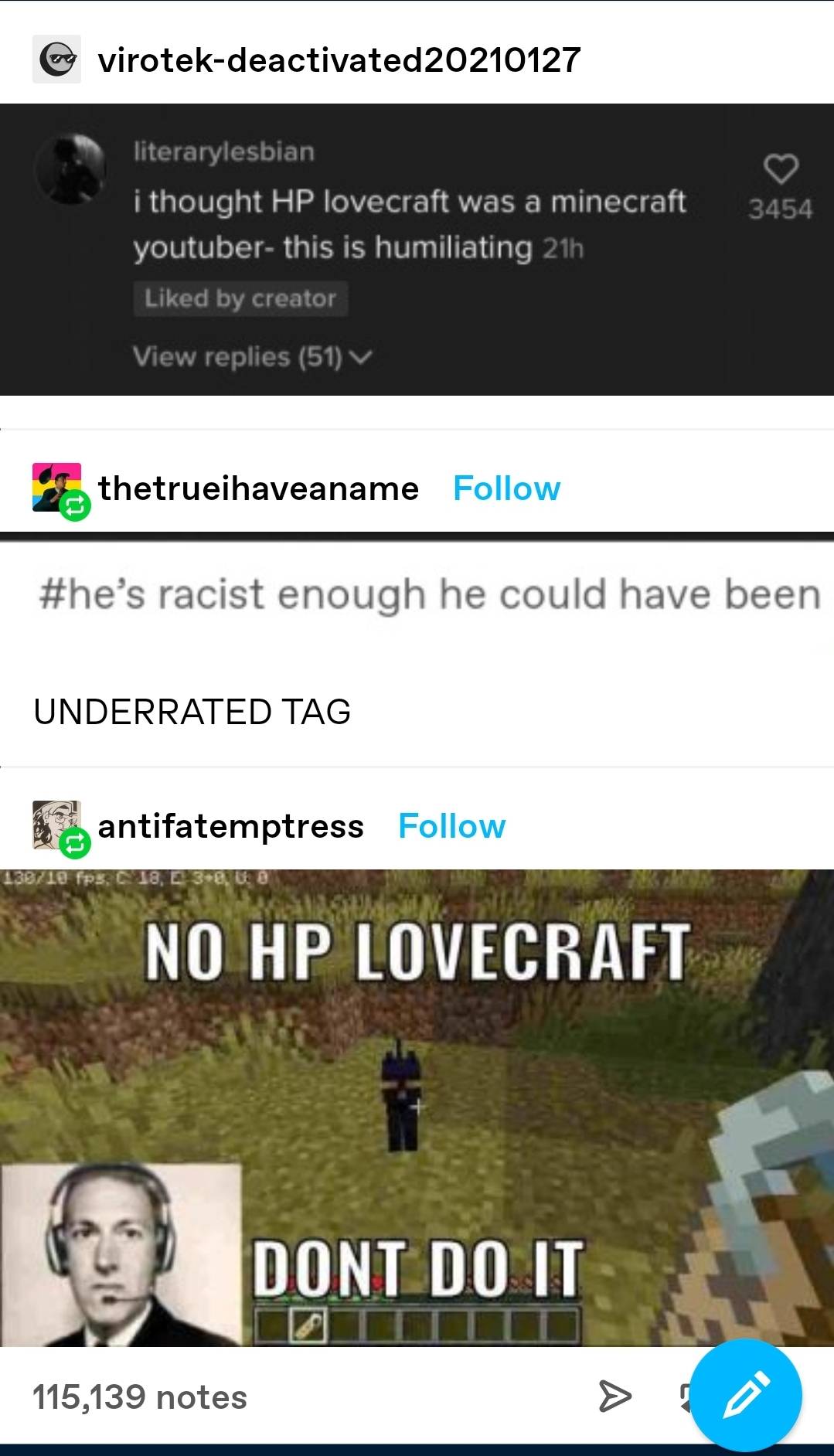 Lovecraft MCYT | Scrolller