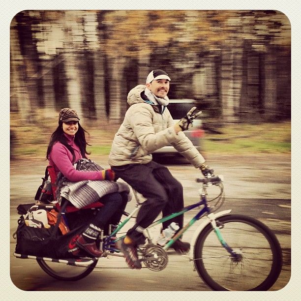 Lovely couple enjoying their free radical longtail bike | Scrolller