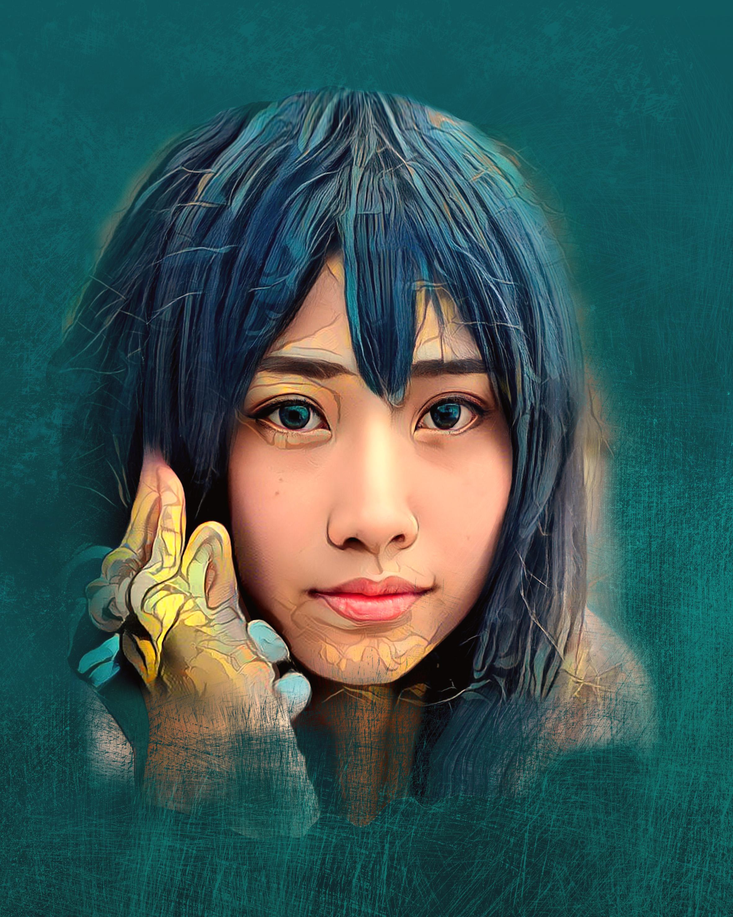 Lovely Japanese ( Photoshop, digital art ) | Scrolller