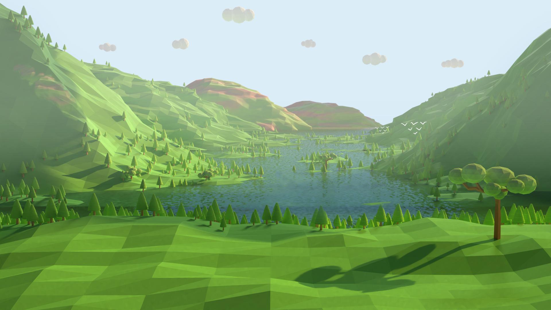 Low Poly Landscape | Scrolller