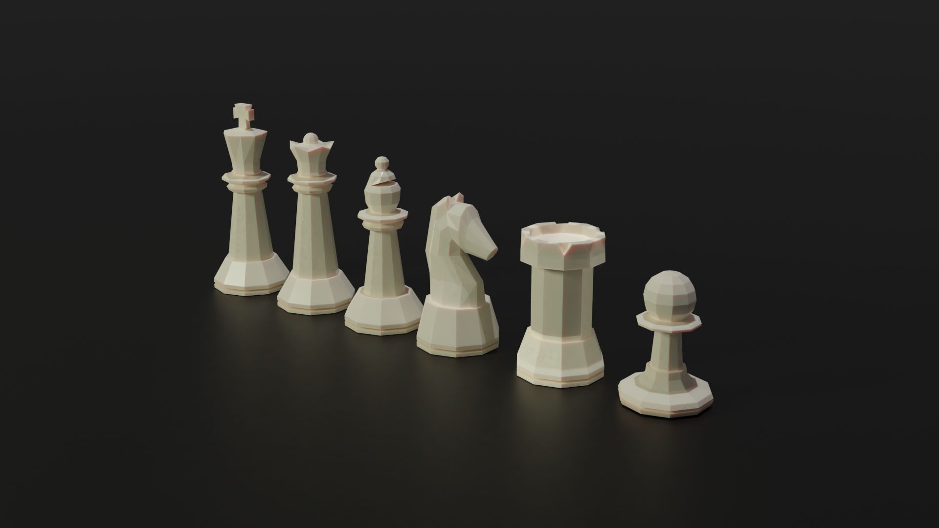 LowPoly Chess set | Scrolller