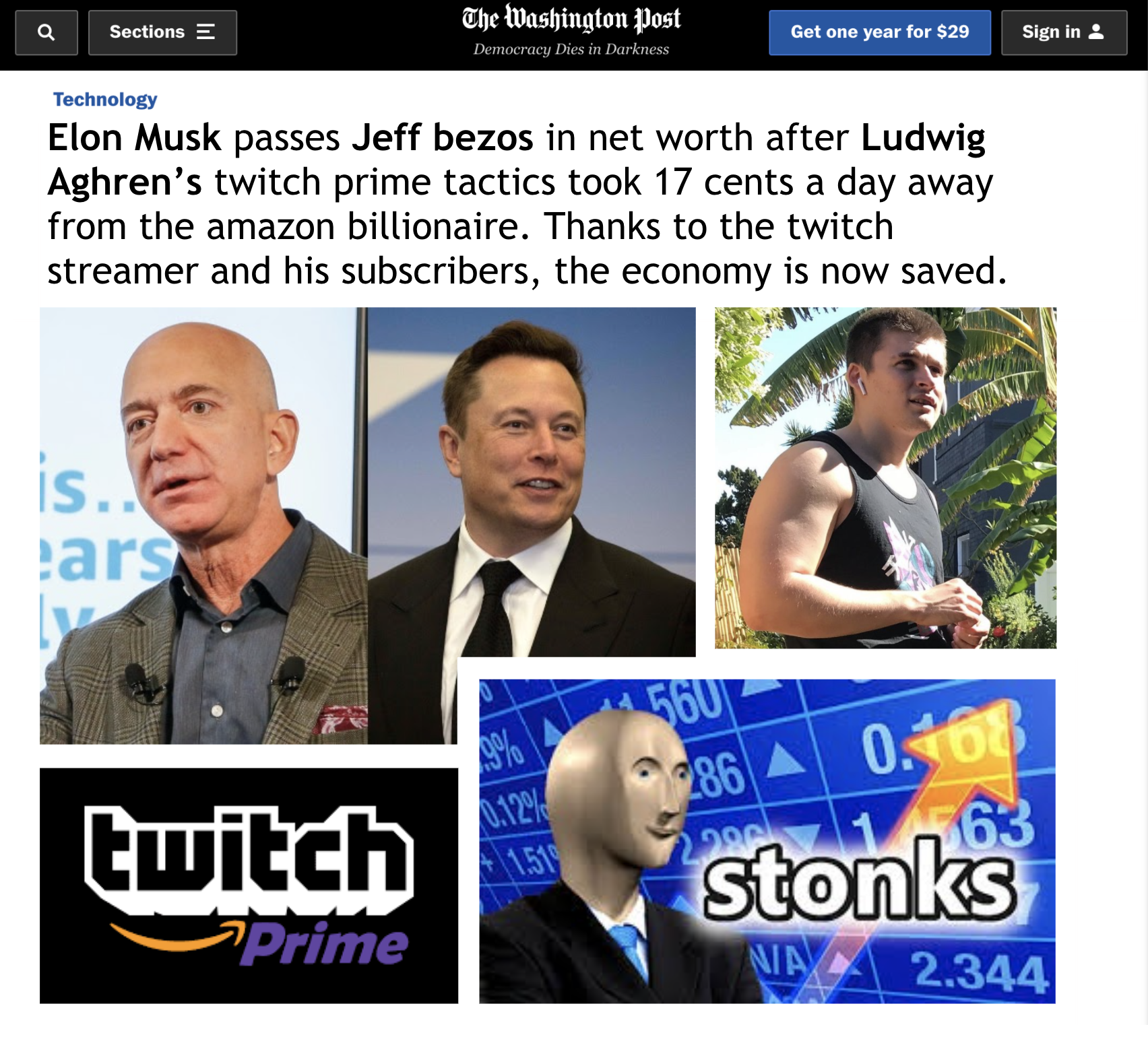 Ludwig > Bezos????? | Scrolller