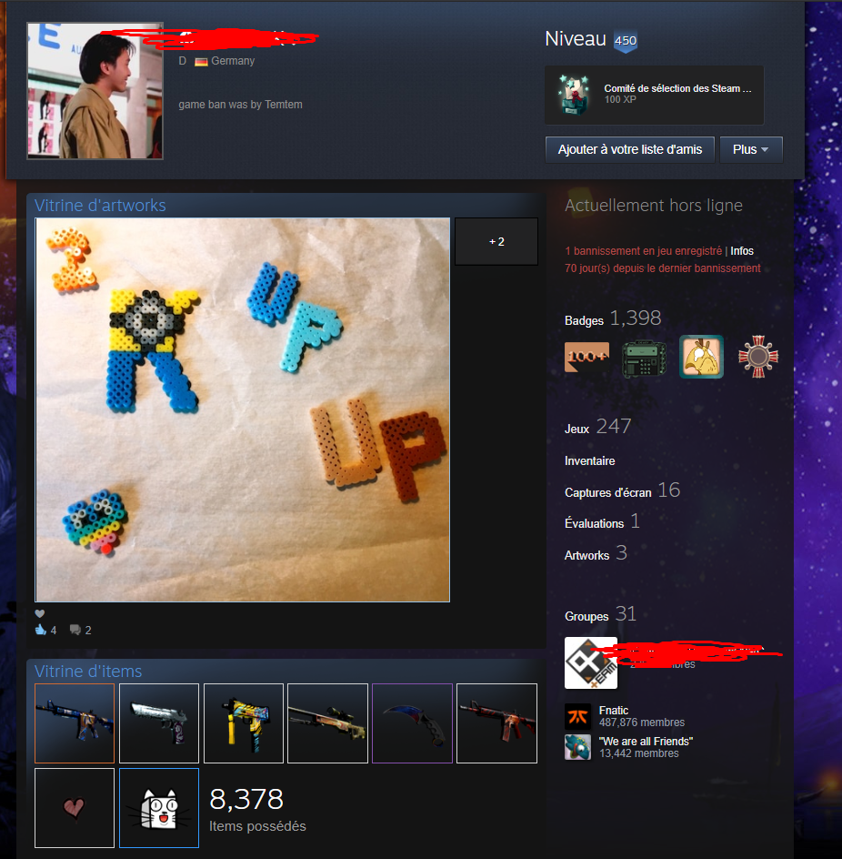 LVL 450, dlore, kara marble fade | Scrolller