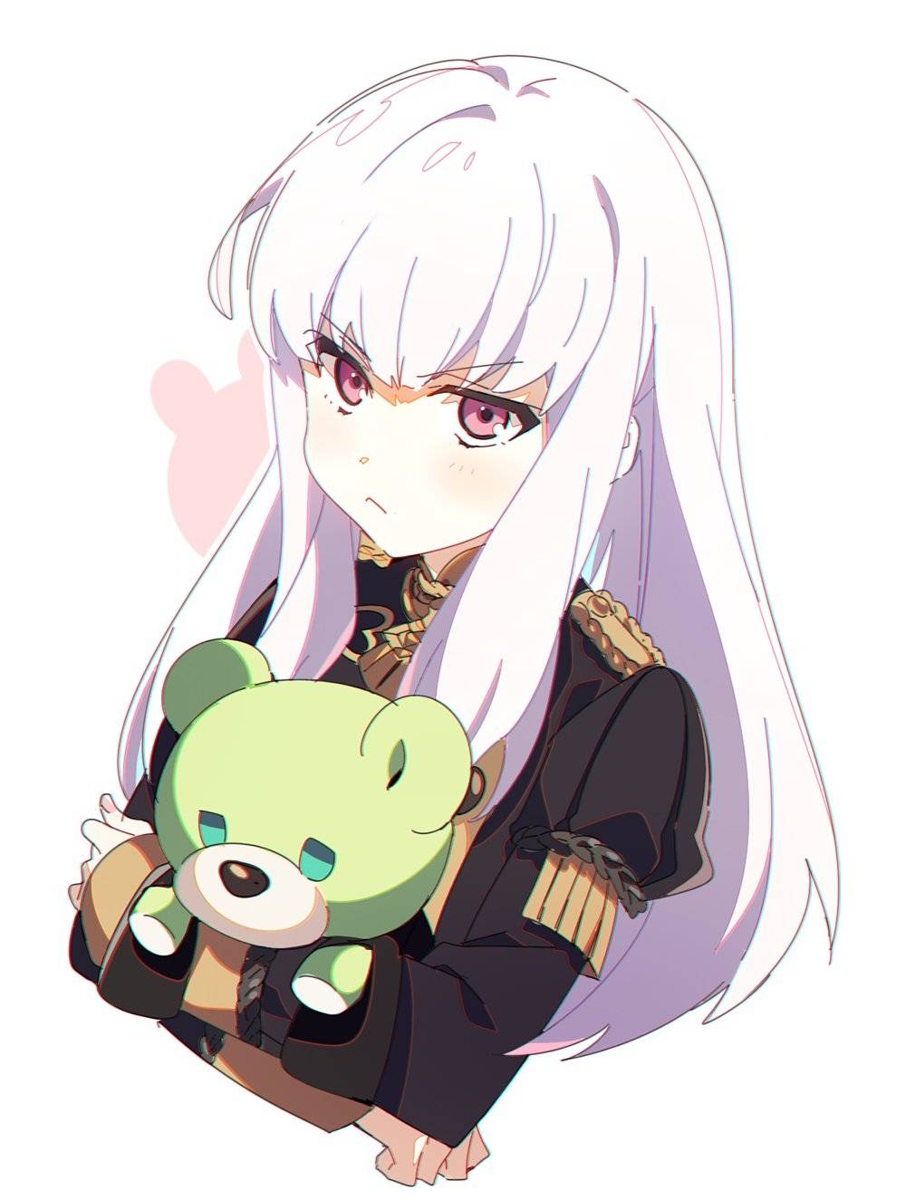 Lysithea with her new Teddy Bear | Scrolller