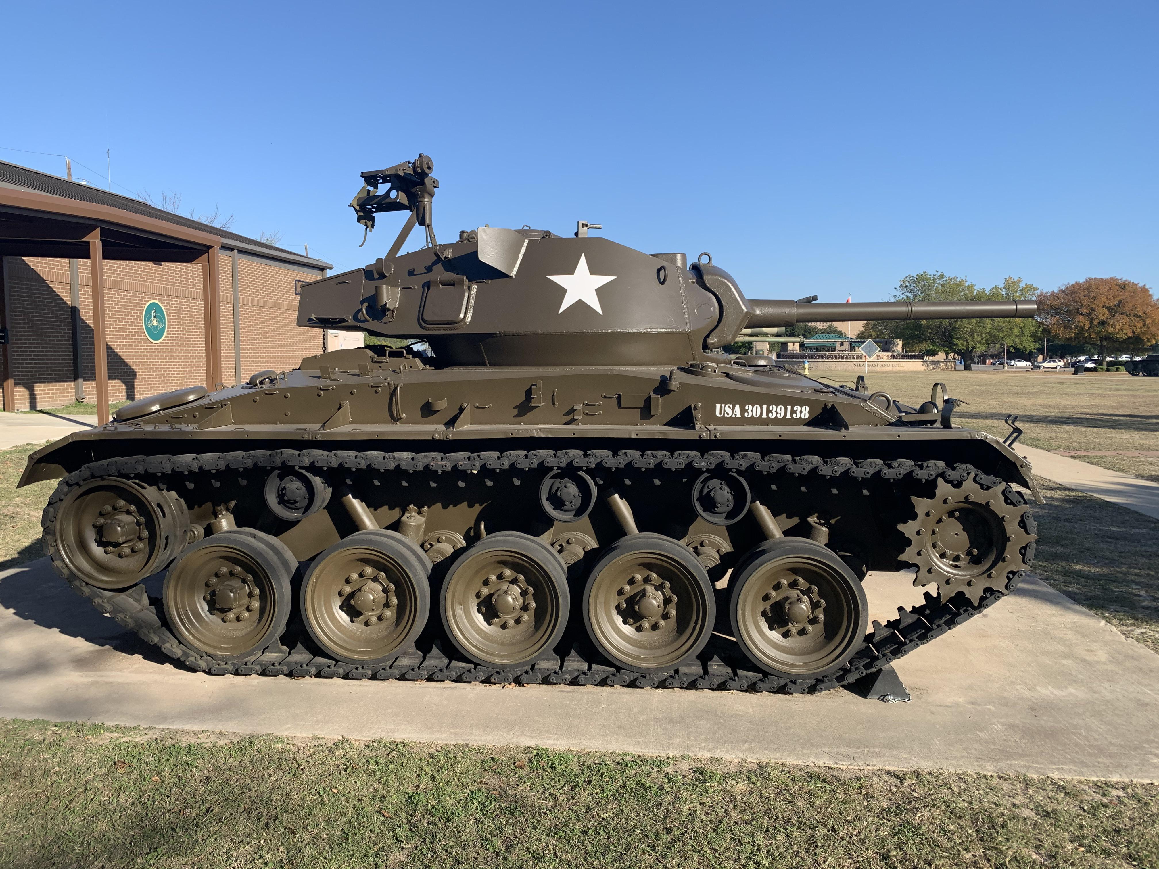 M24 Chaffee at the 3rd cav museum in fort hood | Scrolller
