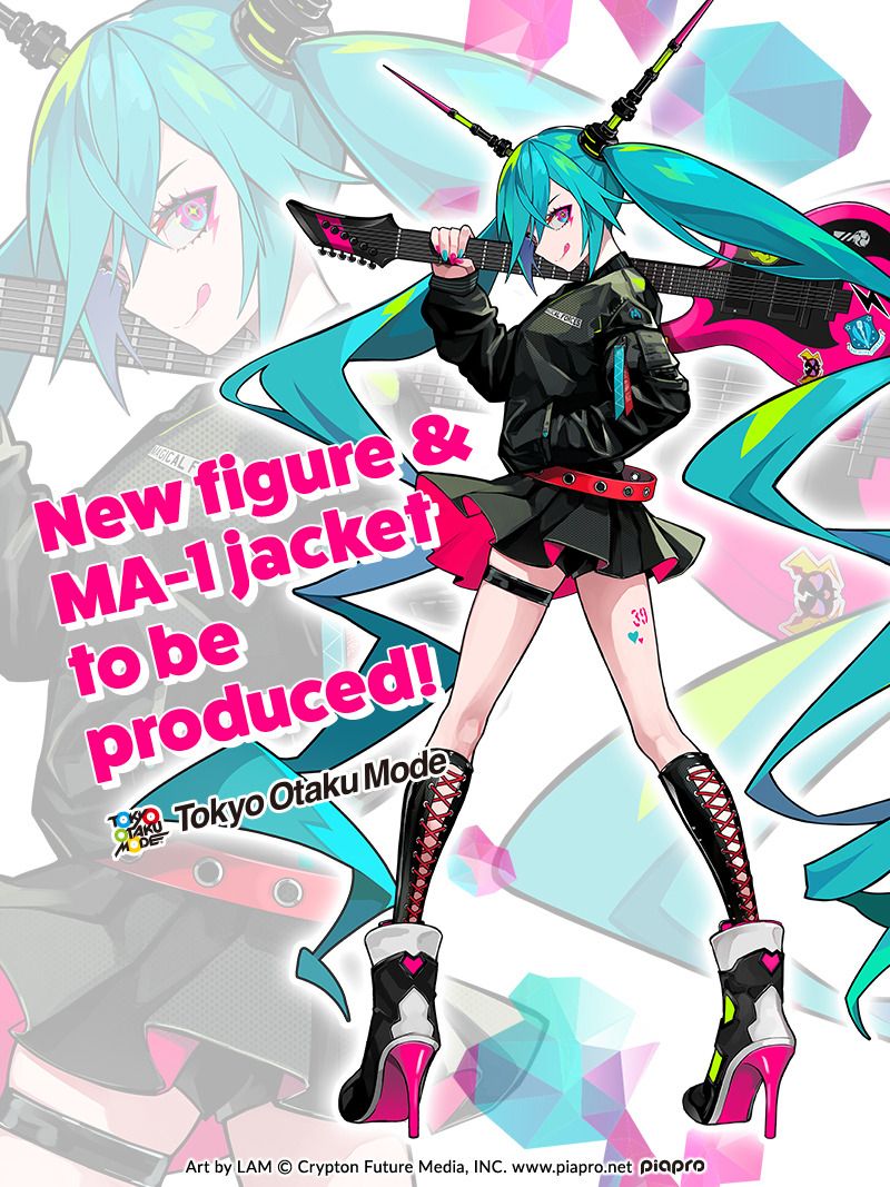 MA-1 jacket Miku | Scrolller