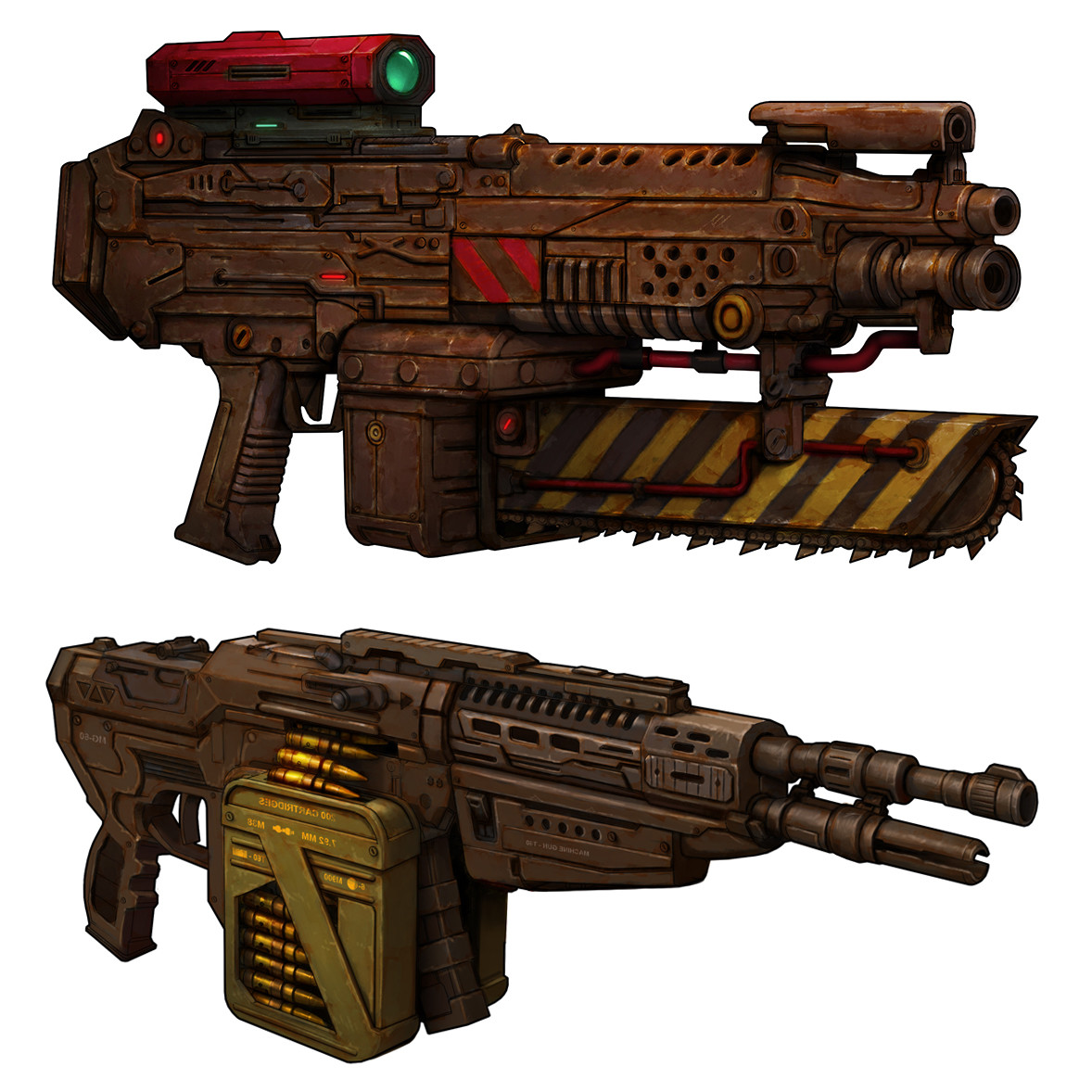 Machine Gun and Assault Rifle by Saeed Jalabi | Scrolller