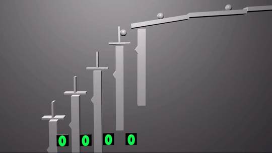 [Machine] Mechanical Binary Counter. | Scrolller