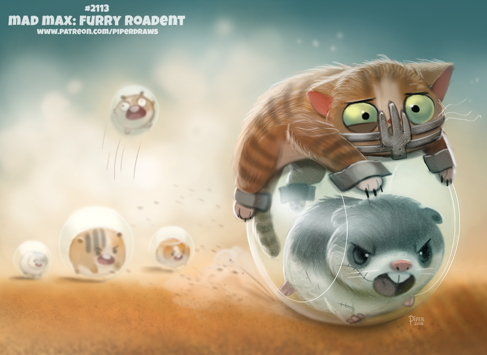 Mad Max: Furry Roadent by Piper Thibodeau | Scrolller