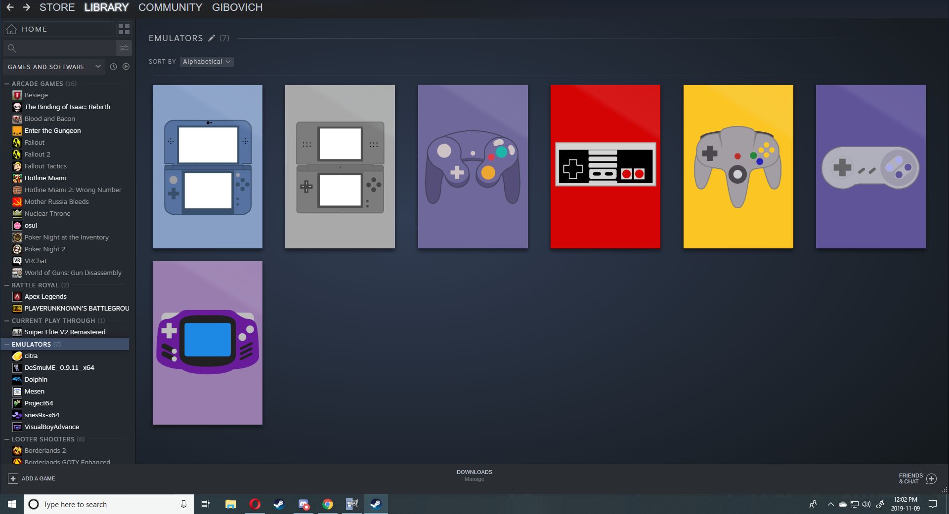 Made a collection using custom made emulator artwork | Scrolller