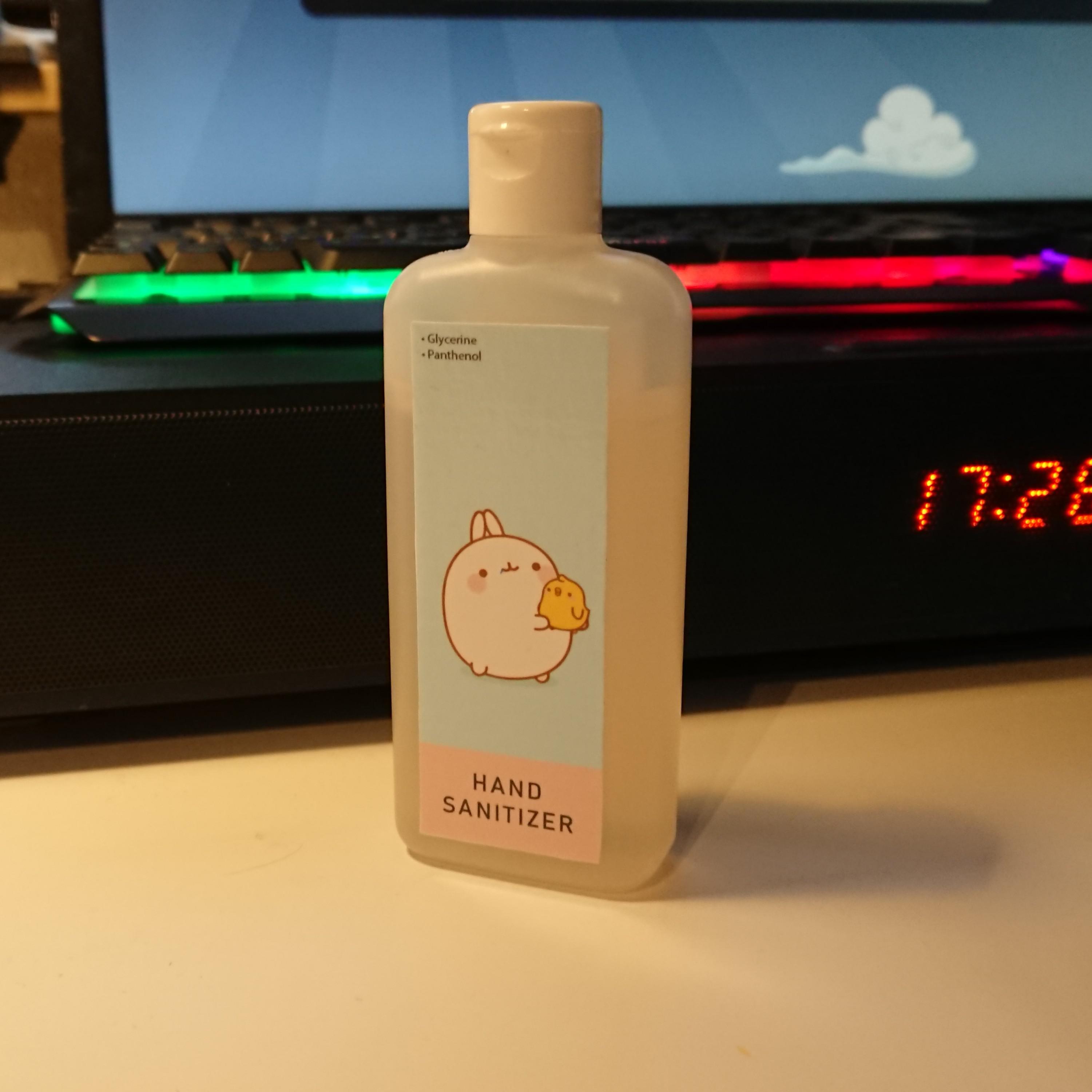 Made a kawaii label for my hand sanitizer | Scrolller