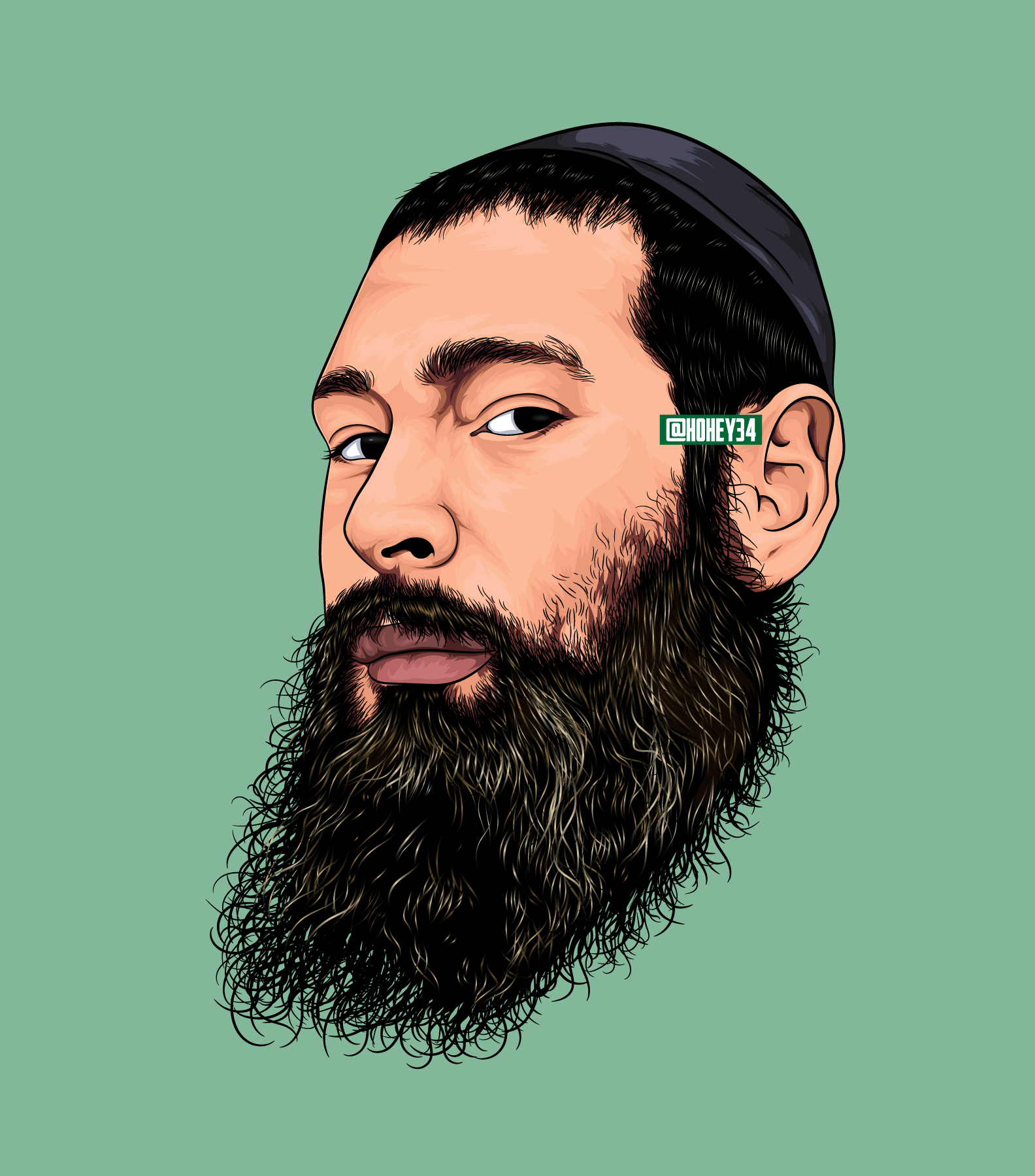 Made a Matisyahu illustration | Scrolller
