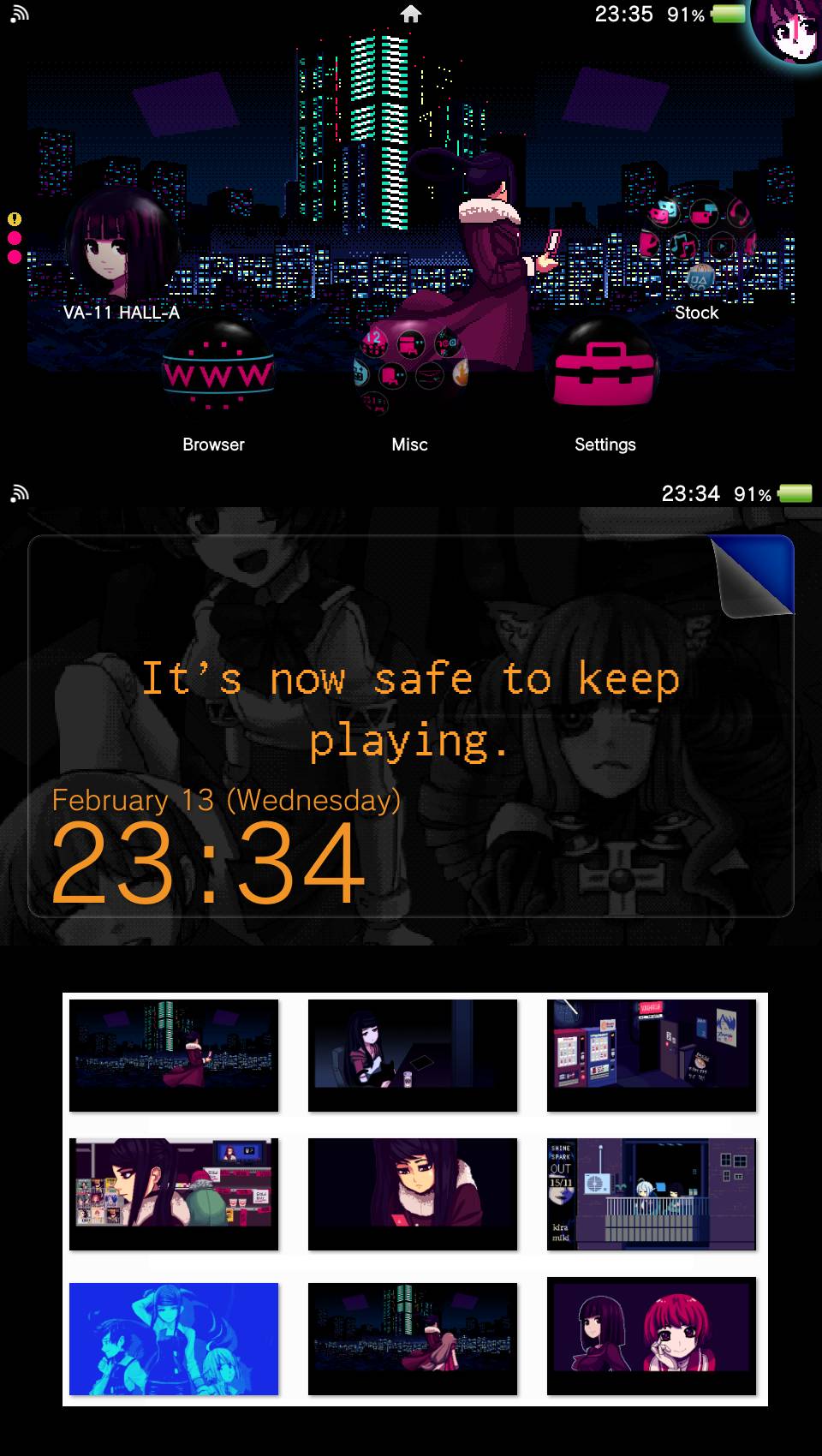 Made a more chill version of the Vita theme. | Scrolller