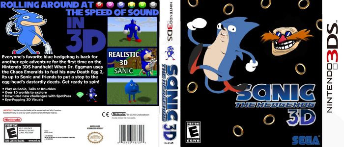 Made a Sanic game cover for a friend's birthday. | Scrolller