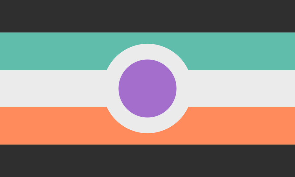 Made an "antigender" flag, slightly inspired by the voidpunk flag | Scrolller
