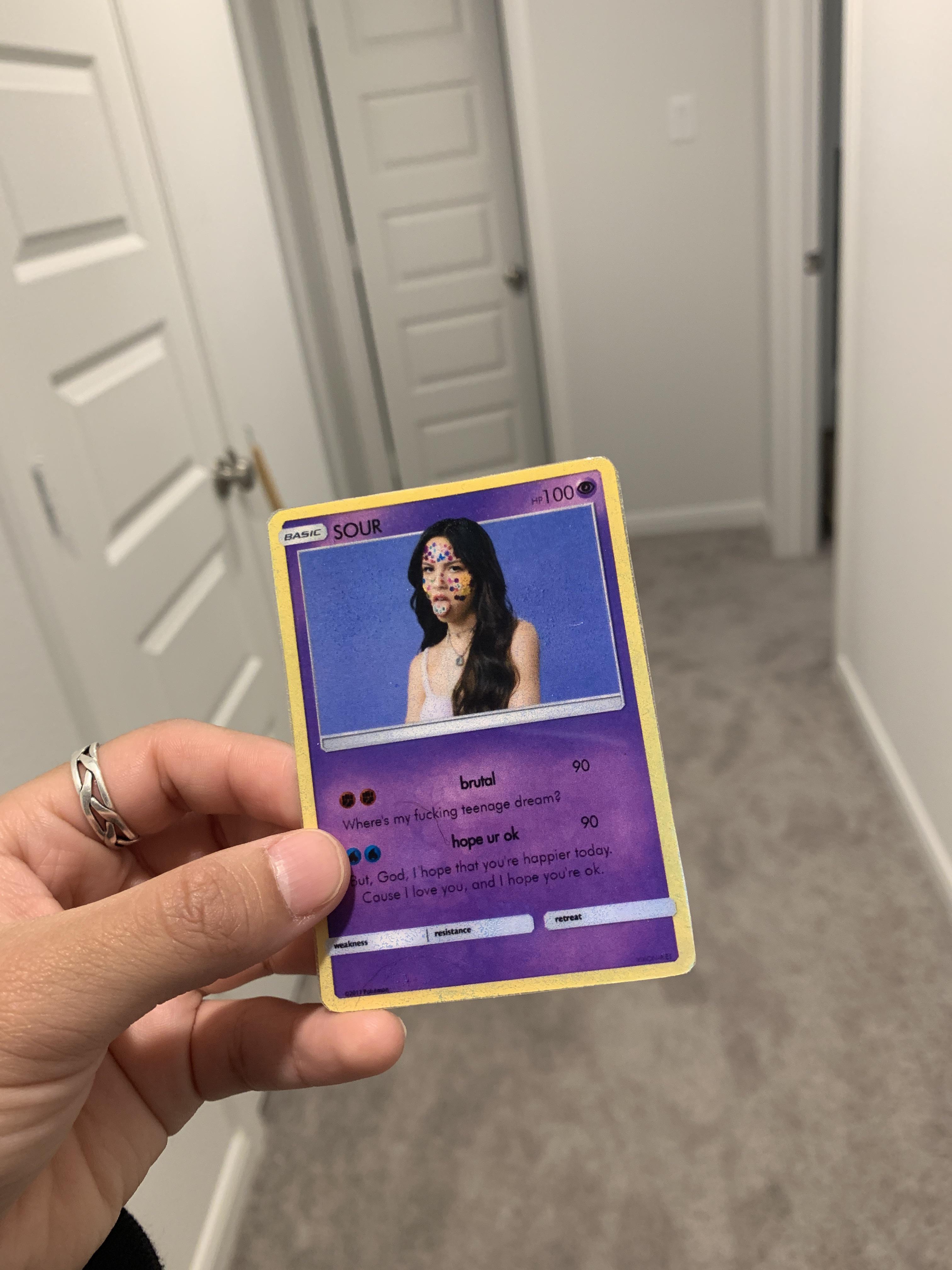 made this SOUR pokémon card 🏼🔥 | Scrolller